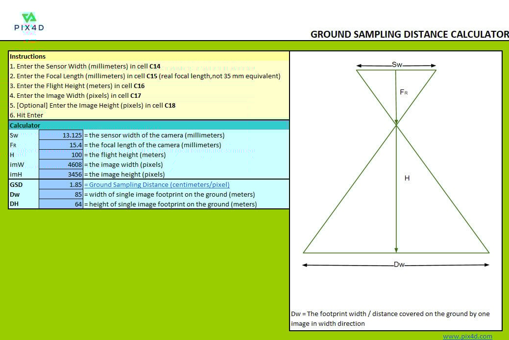 TOOLS - GSD calculator